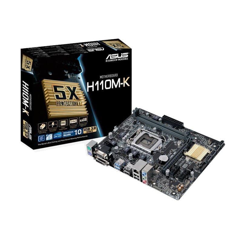 Carte Mère ASUS H110M-K DDR4 MICRO-ATX - WIKI High Tech Provider