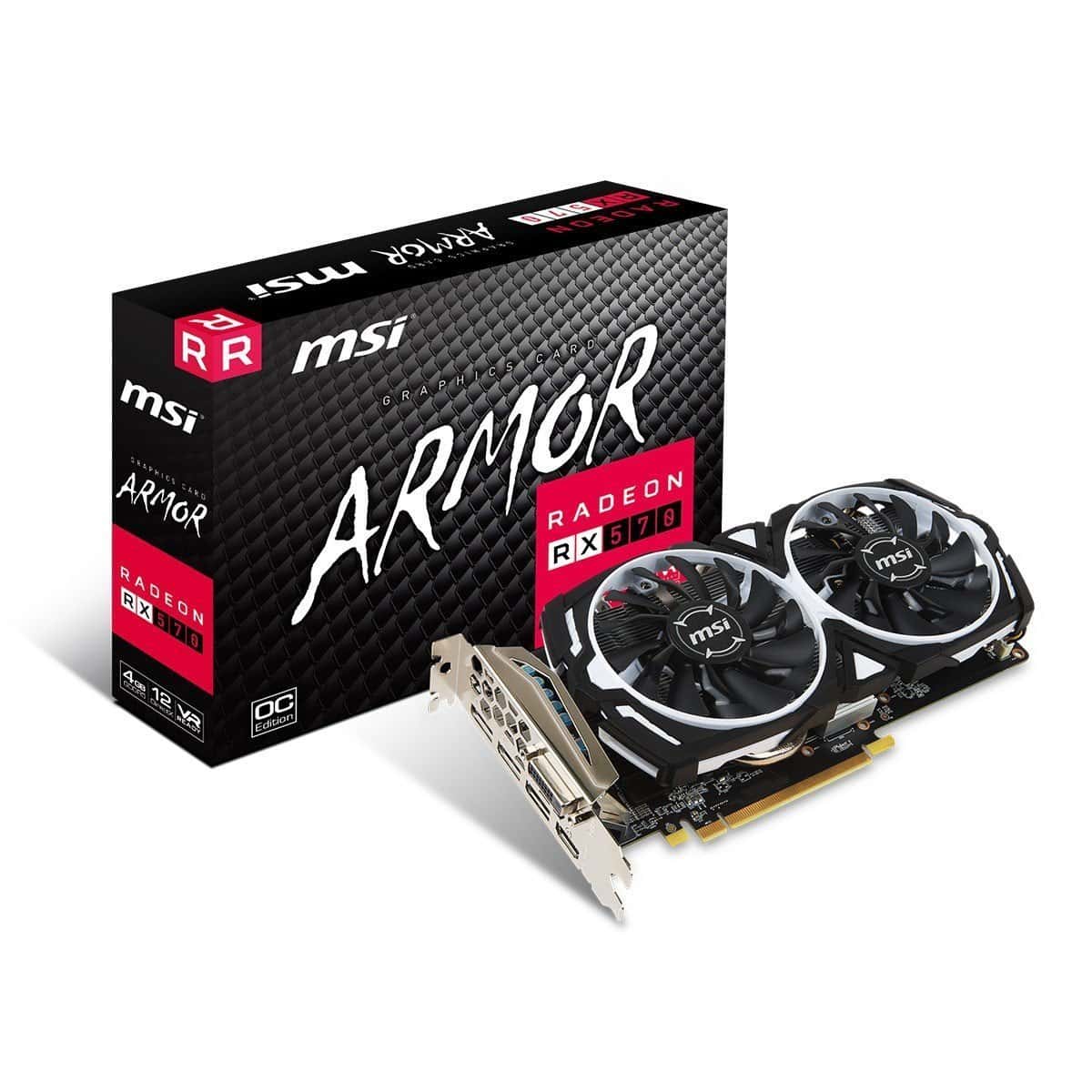 Carte Graphique MSI Radeon RX 570 ARMOR 4G OC - WIKI High Tech Provider