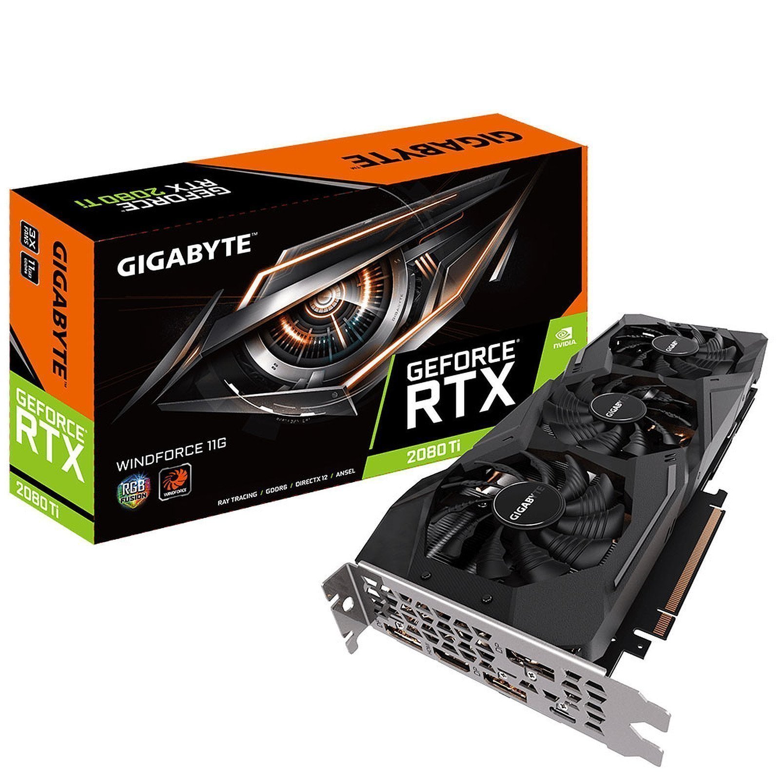 Carte Graphique GIGABYTE RTX 2080 Ti Gaming OC 11GO GDDR6 - WIKI High ...