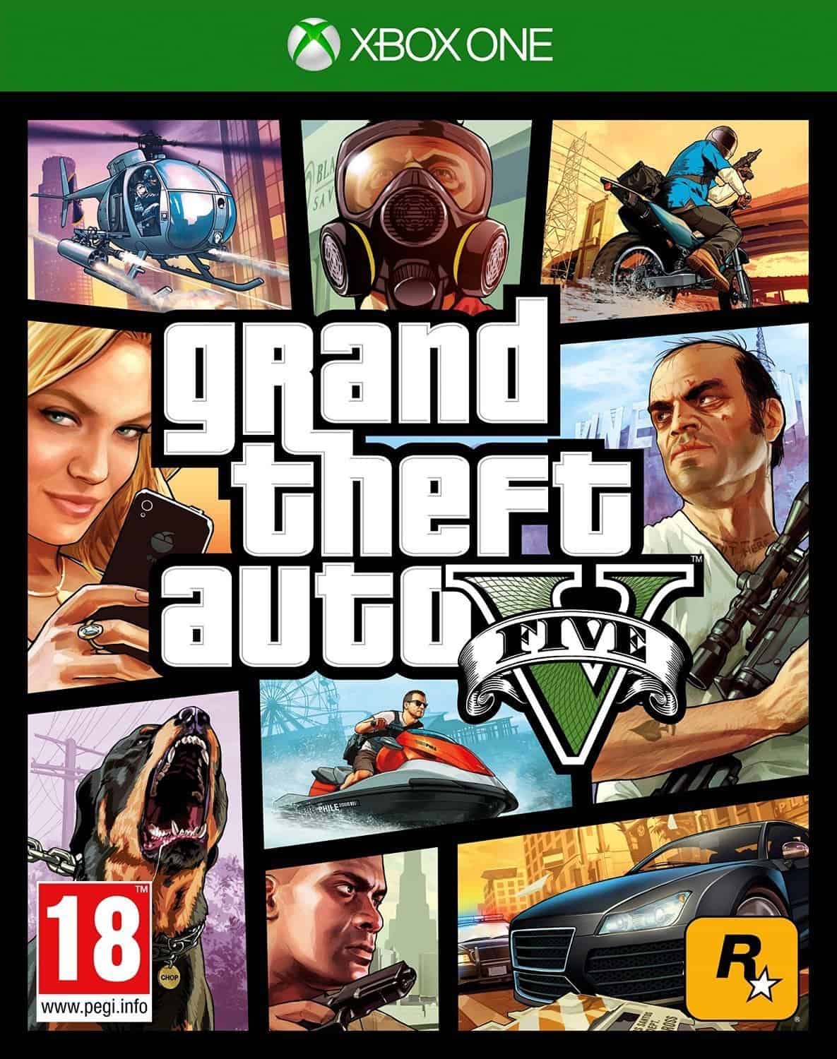 Jeu Xbox One Grand Theft Auto V - WIKI High Tech Provider