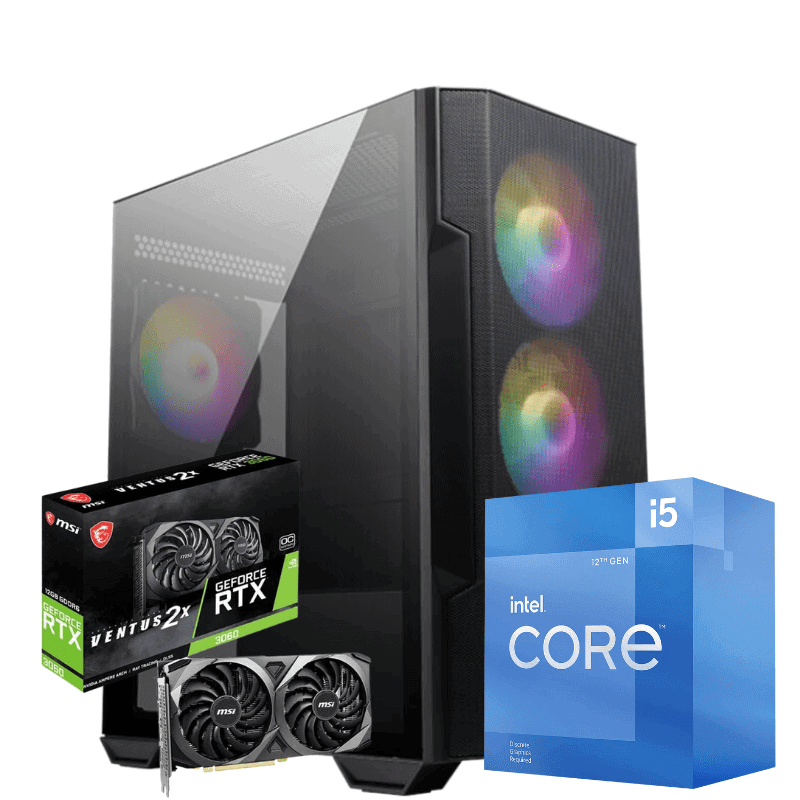 Pc Gamer Killer I5-12400F RTX 3060 12G 32Go 480Go SSD - WIKI High Tech ...