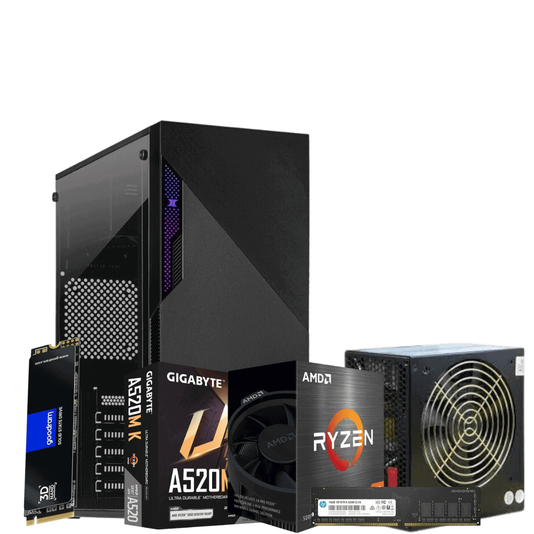 Pc Gamer MATRIX II RYZEN 5-5600G 16G 256 NVME - WIKI High Tech Provider