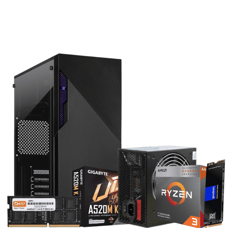 Pc Gamer MATRIX RYZEN 3-3200G 8G 256 NVME - WIKI High Tech Provider