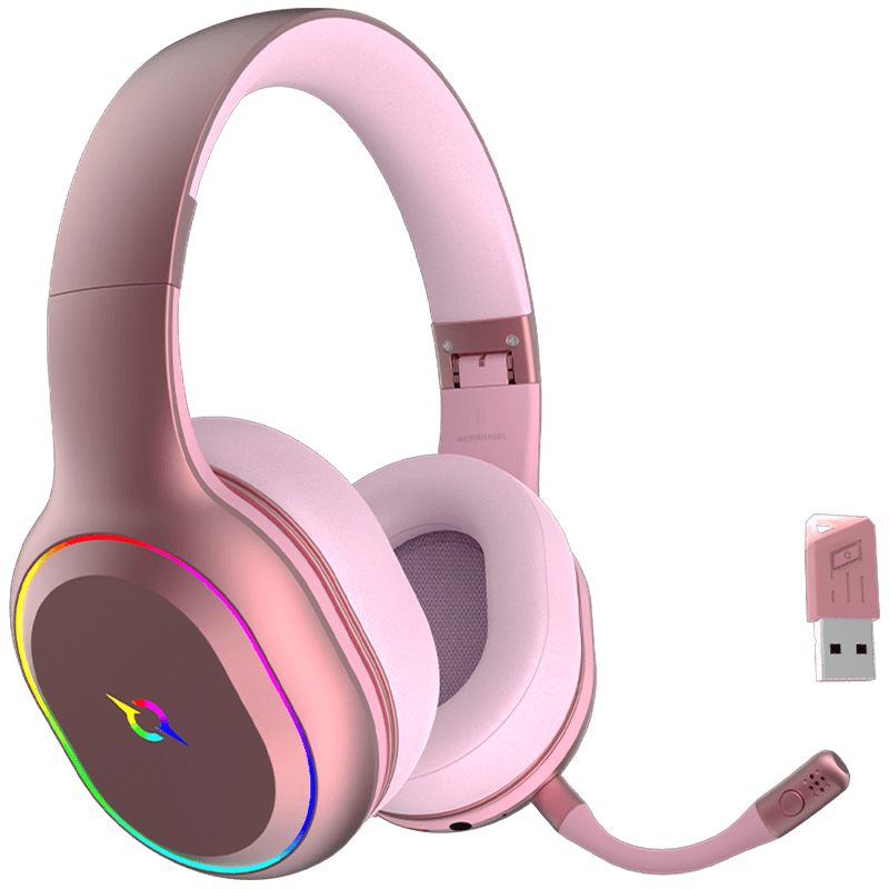 Micro Casque Gamer AQIRYS LYRA SANS FIL Rose - WIKI High Tech Provider