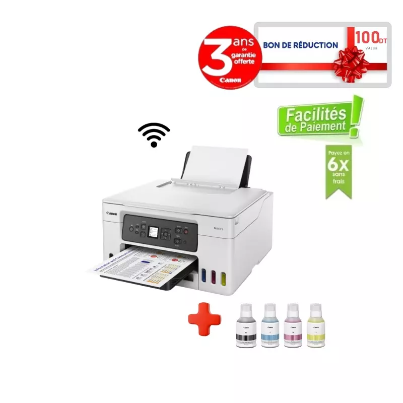 Imprimante À Réservoir Intégré 3EN1 CANON MAXIFY GX-3040 WiFi - WIKI ...