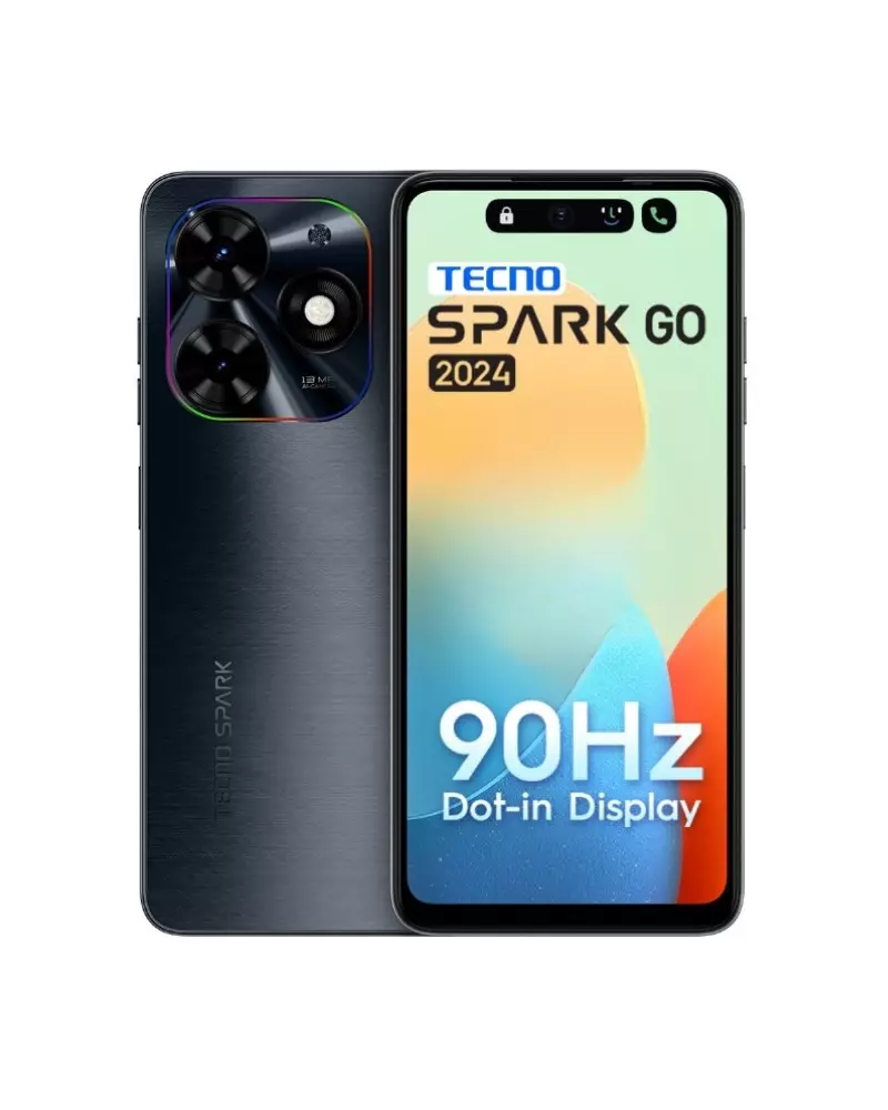 Tecno Spark GO 2024 – Smartphone (4+64Go) Noir - WIKI High Tech Provider