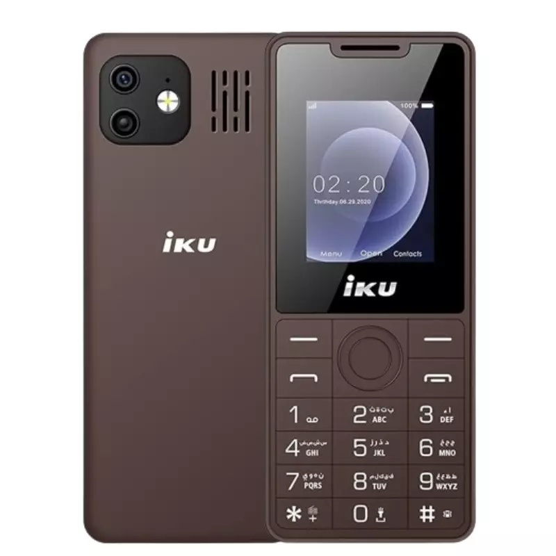 IKU S3 – Téléphone Portable 1,8" Marron - WIKI High Tech Provider